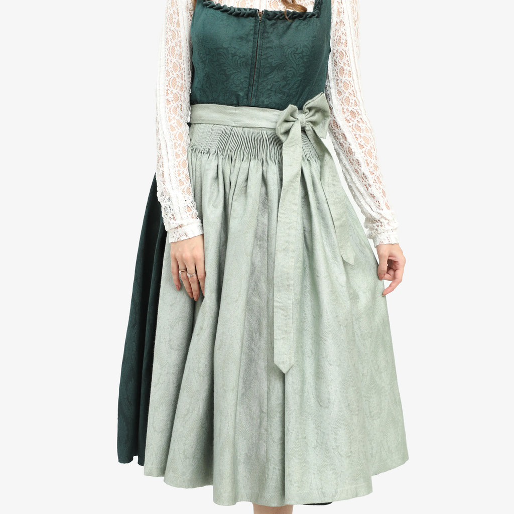 Bavarian Edition Green Midi Dirndl Dress – Oktoberfest Wear